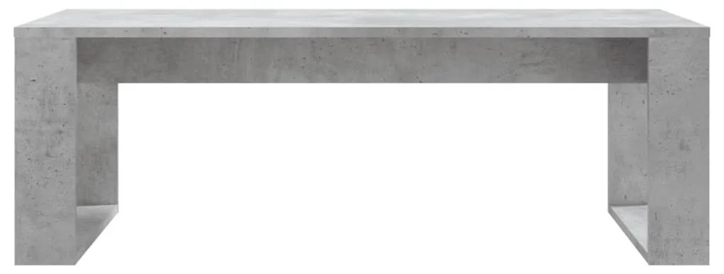 Konferenční stolek betonově šedý 102x50x35 cm kompozitní dřevo - Default Title