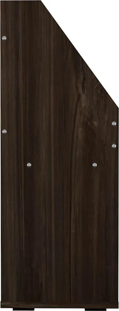 Dětský regál na časopisy kouřový dub 71 x 30 x 78,5 cm kompozit 339520