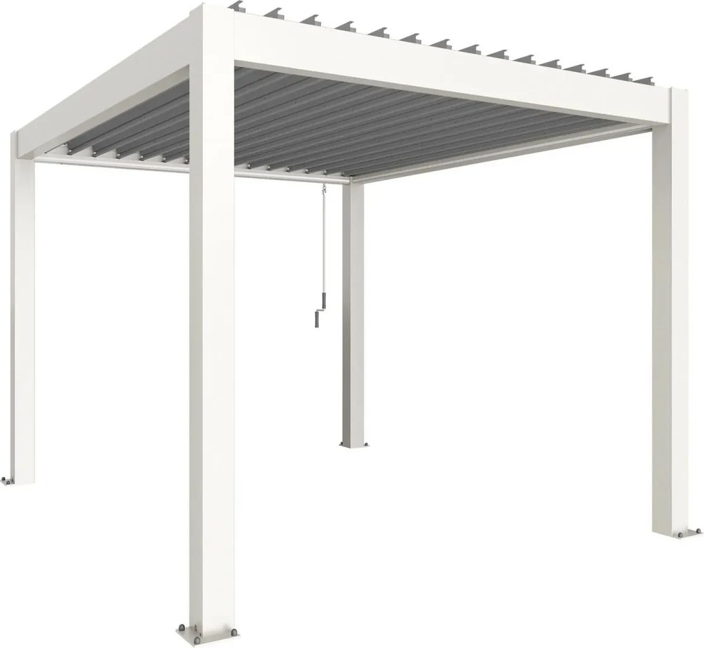 Biohort Pergola 3 x 3,5 bílá/stříbrná 312 x 367,5 cm