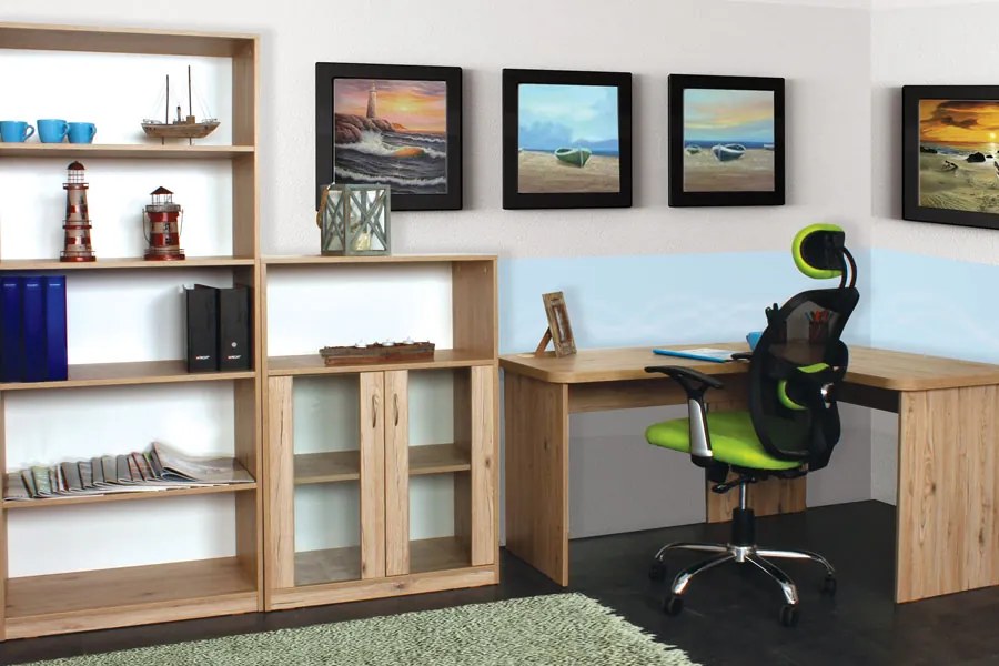 Skříňka s posuvnými dvířky C510 Office 80x40 cm, český výrobek