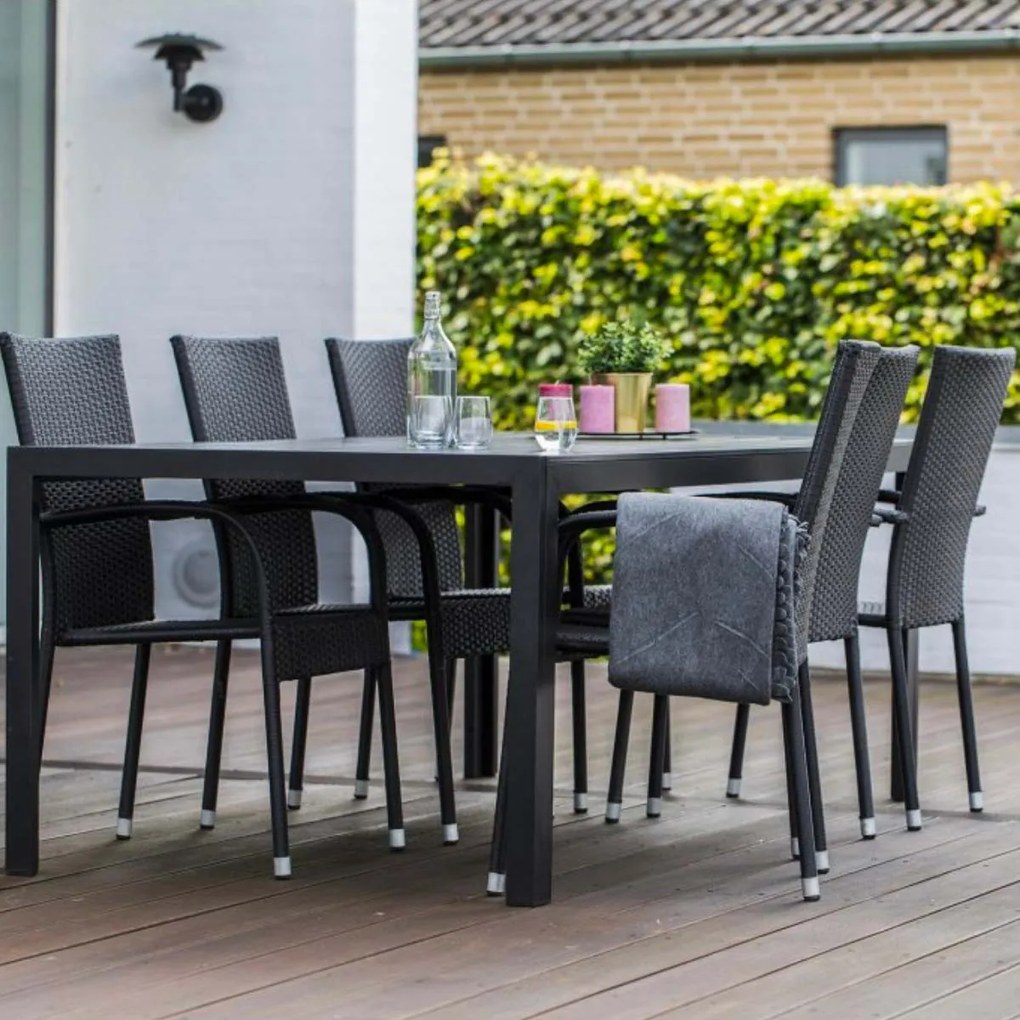 Vikio Zahradní set 190x90 pro 6 osob DT254-190 antracit