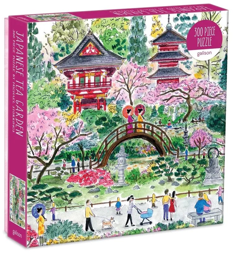 Galison Puzzle Japonská čajová zahrada 300 dílků