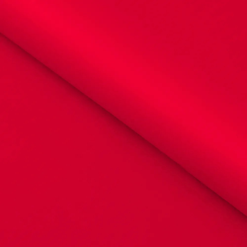Biante Saténové ložní povlečení ST-010 Sytě červené Dvoulůžko francouzské 240x220 a 2ks 70x90 cm