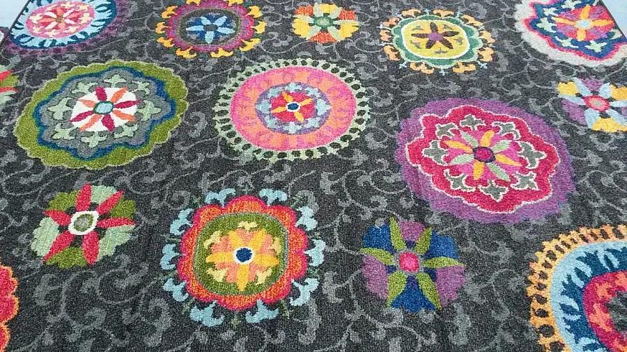 Kusový koberec MANDALY hnědý 200x285