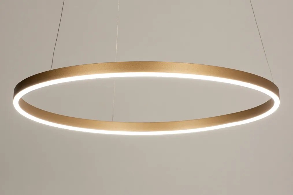 Závěsné designové LED svítidlo nad stůl Opus Gold 59