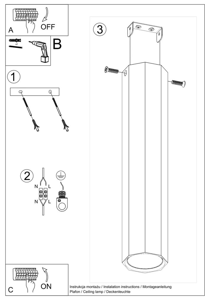 Stropní svítidlo Zeke, 1x dřevěné stínidlo