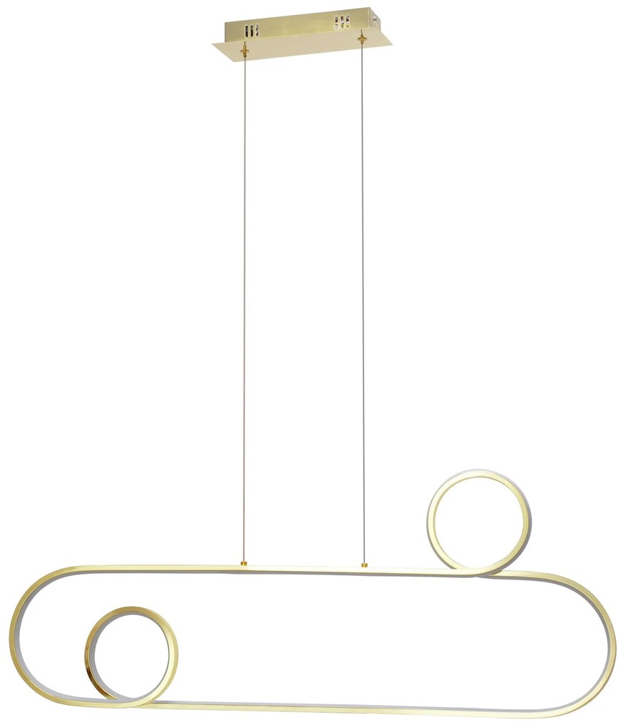 Toolight - LED závěsné svítidlo APP809-CP GOLD, zlatá, OSW-09850