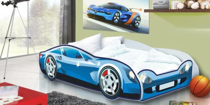 Ourbaby Dětská postel Auto Speedy - červený model