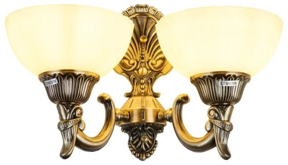 Brilagi - Nástěnná lampa CLASSIC 2xE27/60W/230V mosaz