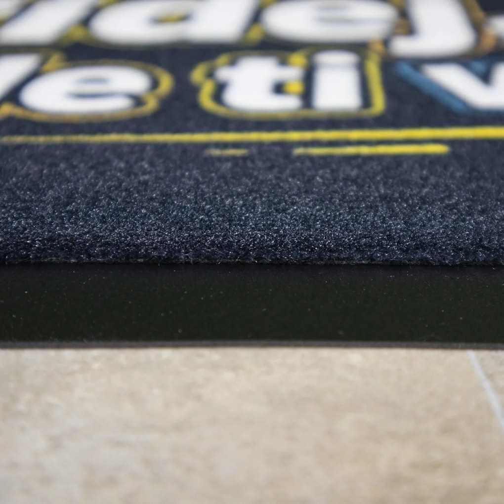 Mercury Flooring, Rohožka Přidej, ujede ti výtah 40x60 cm - na ven i na doma, 40x60, černá