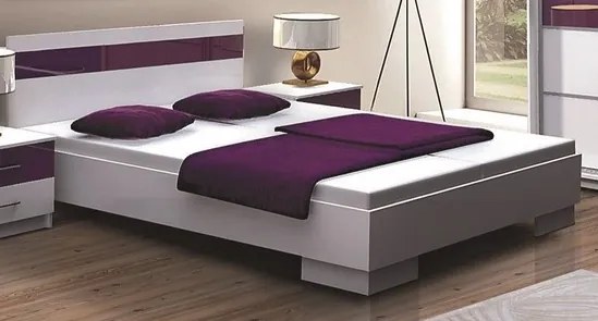 Casarredo postel dubaj 160x200 cm fialová
