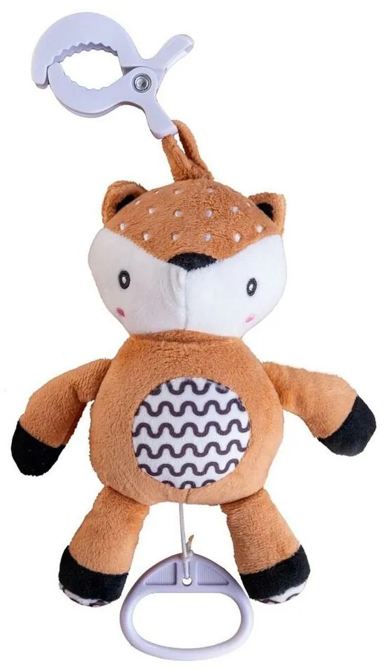 Natahovací hrací strojek babyted Srneček plyš 30 cm závěs na postýlku / kočárek