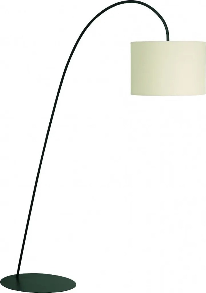 Nowodvorski 3457 ALICE ecru - Stojací lampa s krémovým textilním stínidlem, výška 205cm