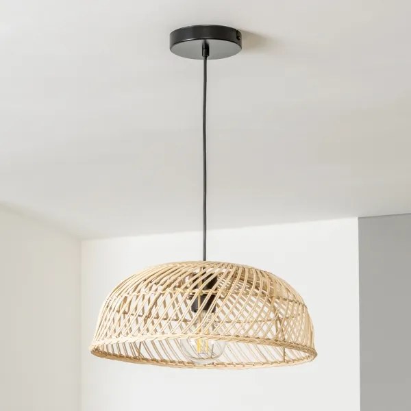 Brilagi - LED Lustr na lanku CERIA BOHO 1xE27/40W/230V pr. 40 cm ratan