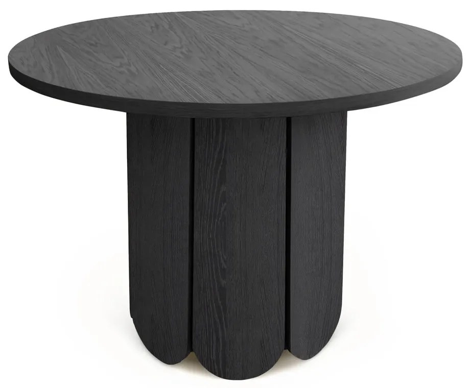Kulatý jídelní stůl v dekoru dubu ø 98 cm Soft – Woodman