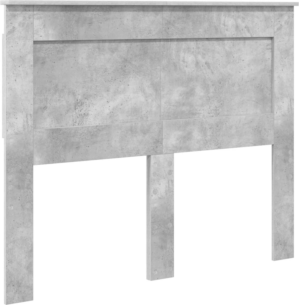 Rám postele s čelo Beton 120 x 200 cm Masivní borové dřevo 3410115