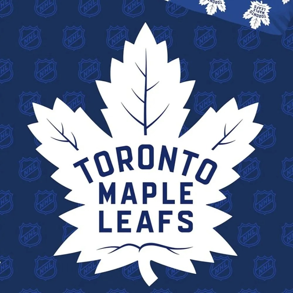 Hokejové ložní povlečení NHL Toronto Maple Leafs Shields - 100% bavlna renforcé - 70 x 90 cm + 140 x 200 cm