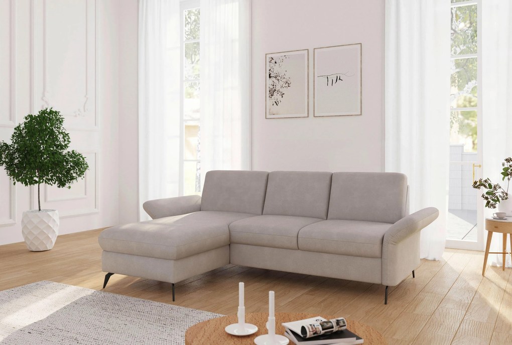 XXXLutz ROHOVÁ SEDAČKA, textil, šedobéžová Sit & More - Sedací soupravy - 00014401614Y