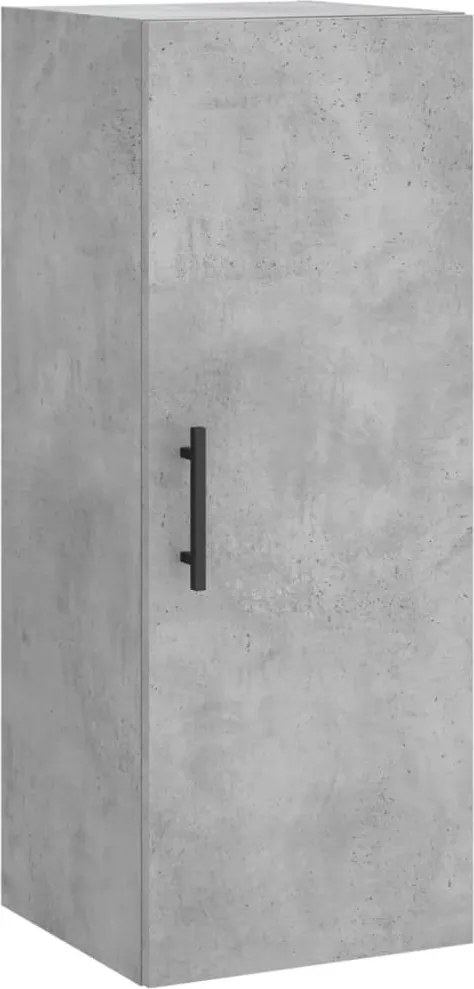 Skříň highboard betonově šedá 34,5x34x180 cm kompozitní dřevo 3199005