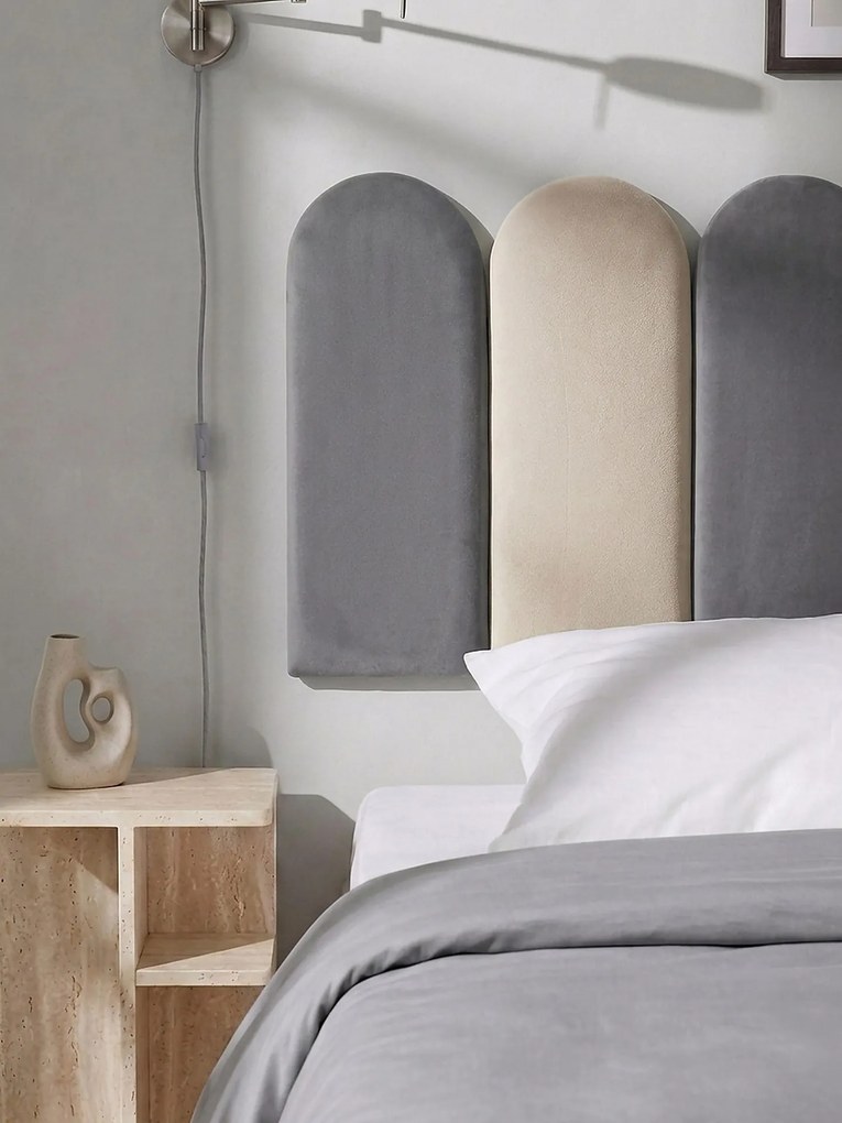 Sinsay - Čalouněné stěnové panely 2 pack - šedá