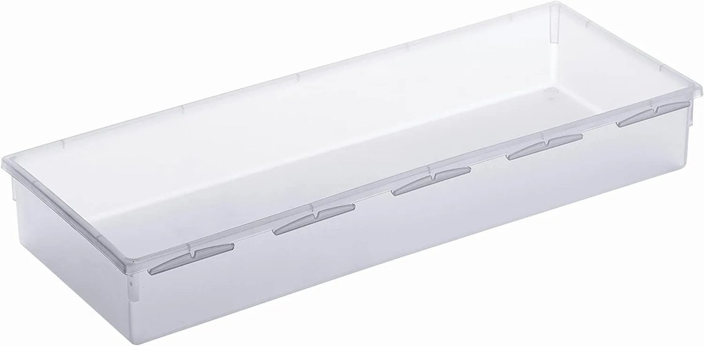 Organizér do šuplíku kuchyně i koupelny, příborník Rotho BASIC, mléčná (38x15)