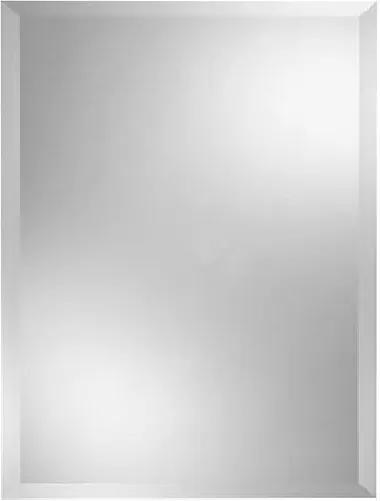 AMIRRO Zrcadlo na zeď dveře chodbu do pokoje ložnice koupelny předsíně nalepovací závěsné OBSIDIAN - 60 x 80 cm s fazetou 20 mm 713-137