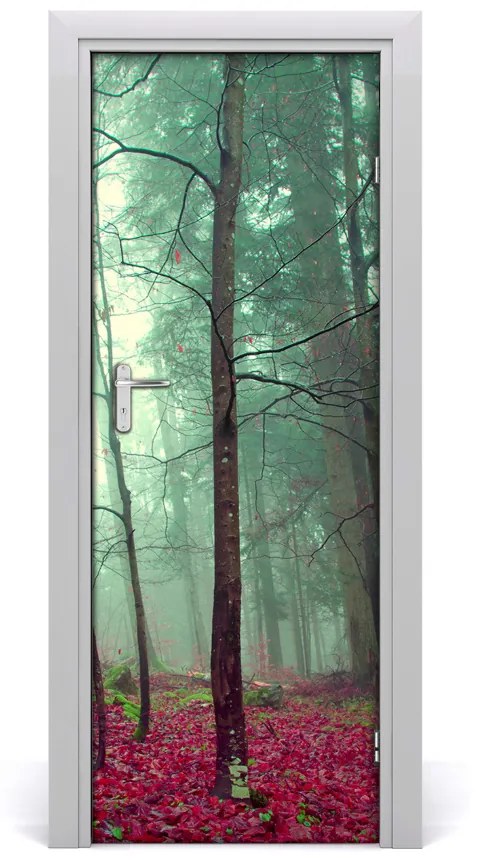 Fototapeta na dveře les podzim 85x205 cm