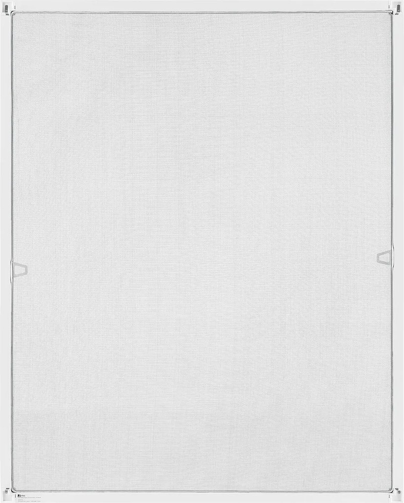 Juskys Okenní síť proti hmyzu s hliníkovým rámem Barva: Bílá, Velikost: 110 × 130 cm