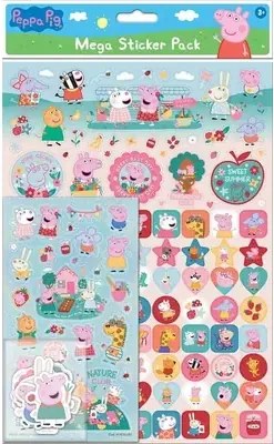 Samolepky Prasátko Peppa / Samolepky / lesklé a třpytivé / od 3 let