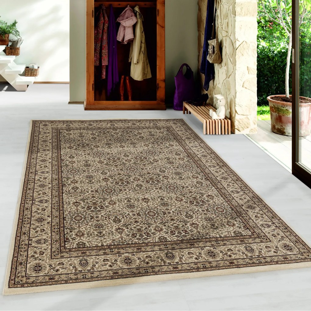 Ayyildiz, Kusový koberec Kashmir 2602 beige, 240x340, béžová, obývací pokoj