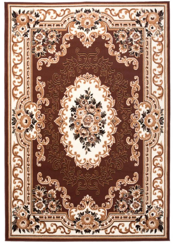 Kusový koberec PP Karlo hnědý, Velikosti 180x260cm