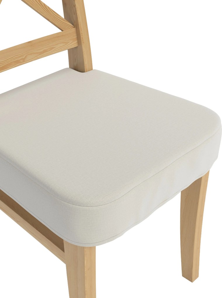 Sedák na židli IKEA Ingolf barva šedá látka sametová