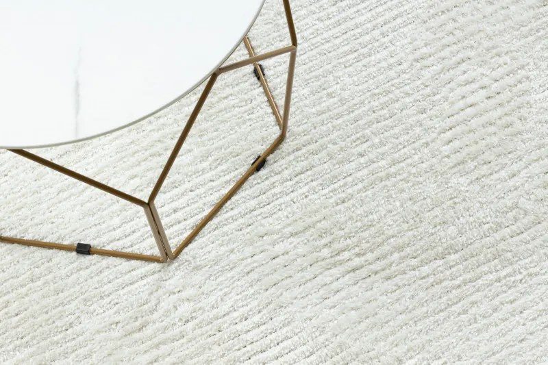 Dywany Łuszczów, Kusový koberec Mode 00052 geometric cream, 140x190, bílá, chodba / předsíň