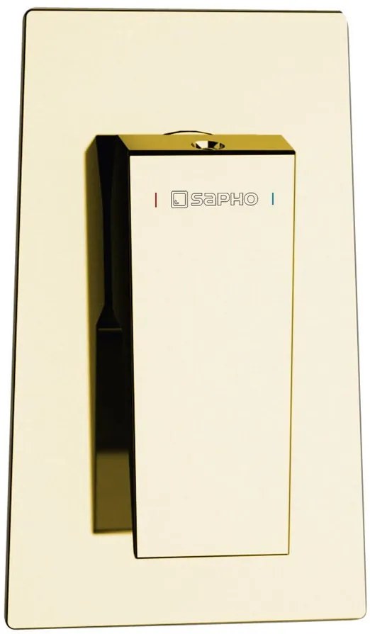 Sapho MORADA podomítková sprchová baterie, 1 výstup, zlato