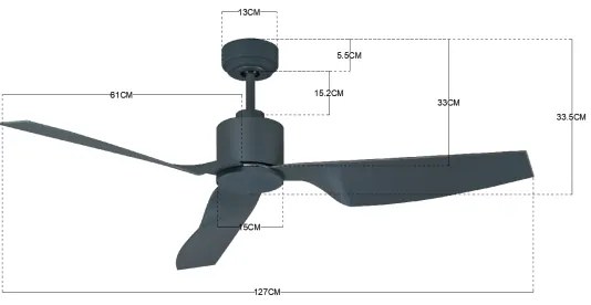 Lucci Air 210527 - Stropní ventilátor AIRFUSION CLIMATE II černá + DO