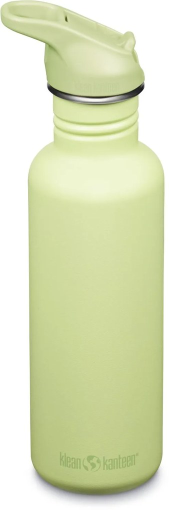 Nerezová lahev Klean Kanteen Classic 27oz (w/Flip Seal Sport Cap) - shadow lime 800 ml