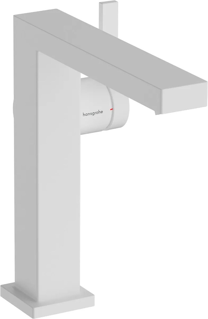 Hansgrohe Tecturis E, páková umyvadlová baterie 150 Fine CoolStart EcoSmart+ bez odtokové garnitury, bílá matná, HAN-73041700