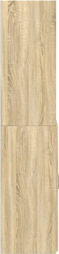 Skříň highboard dub sonoma 80 x 42,5 x 185 cm kompozitní dřevo 3281380