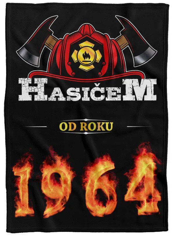 Deka Hasičem od roku (rok: 1964, Podšití beránkem: NE)