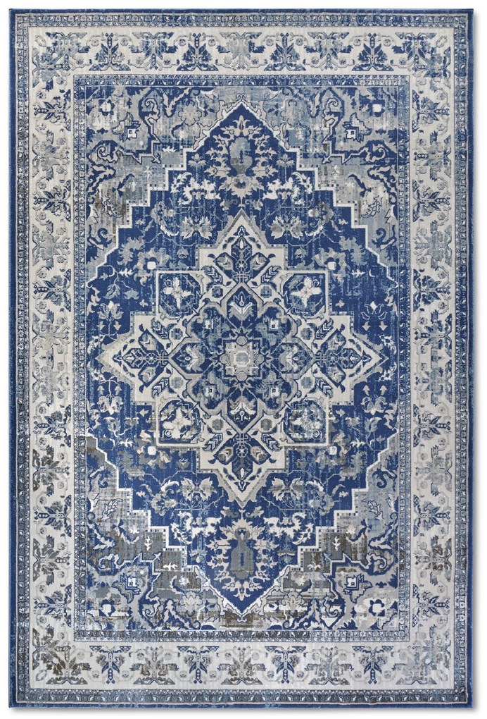 Villeroy & Boch Kusový koberec 106123 Blue, Cream, 160x235, modrá, ložnice