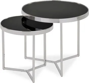 Konferenční stolek DELIA II černá/chrom