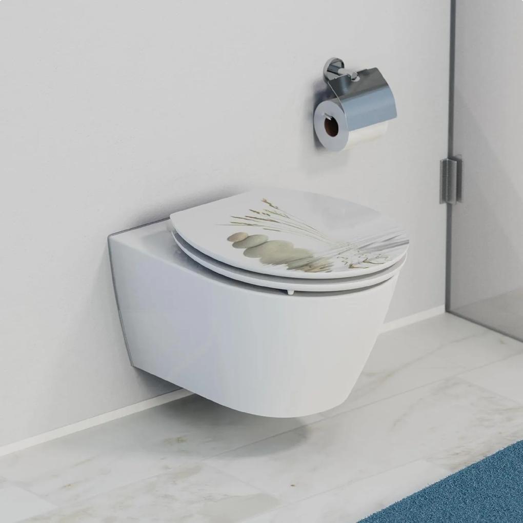Eisl Sanitär WC prkénko MDF Soft Close Balance High Gloss 80522