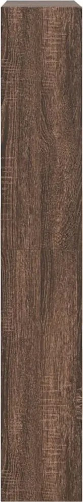 vidaXL Botník 80 x 21 x 125,5 cm kompozitní dřevo [839926] Barva: Bílá