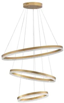 LED lustr Adria 3 zlaté