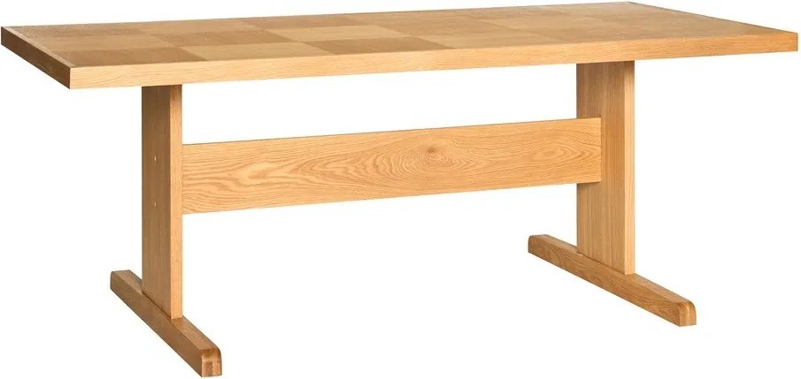 Jídelní stůl v dekoru dubu 95x195 cm Skak – Hübsch