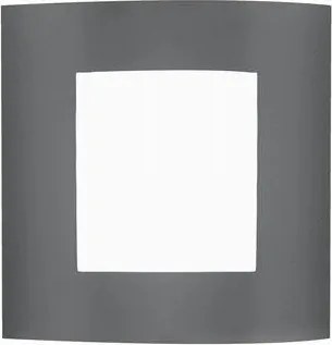 NV 713514 Venkovní nástěnné svítidlo ZENITH tmavě šedý hliník bílý akrylový difuzor E27 1x12W 220-240V bez žárovky IP44 - NOVA LUCE
