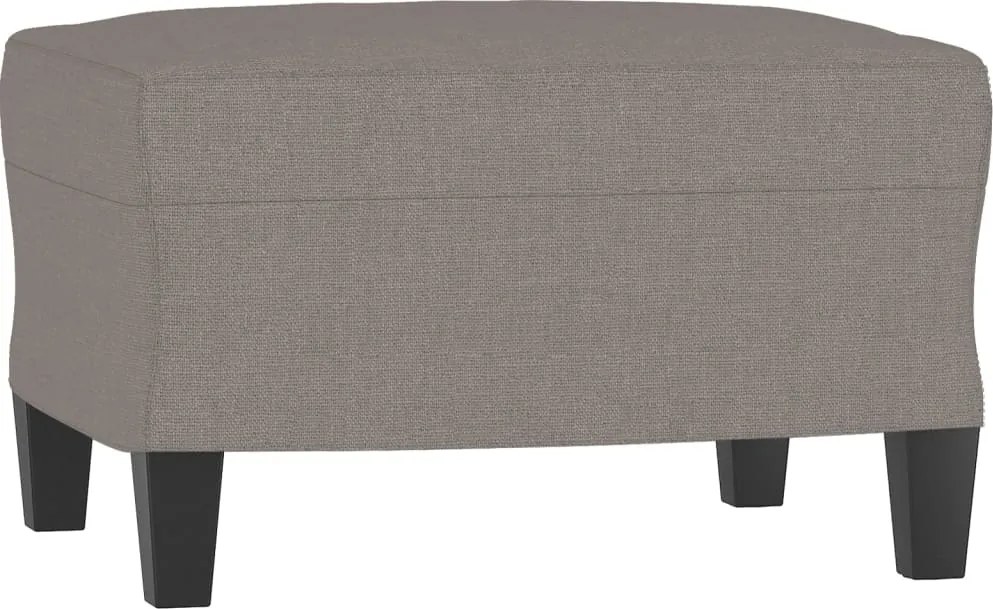 3místná pohovka s podnožkou taupe 180 cm textil 3201158