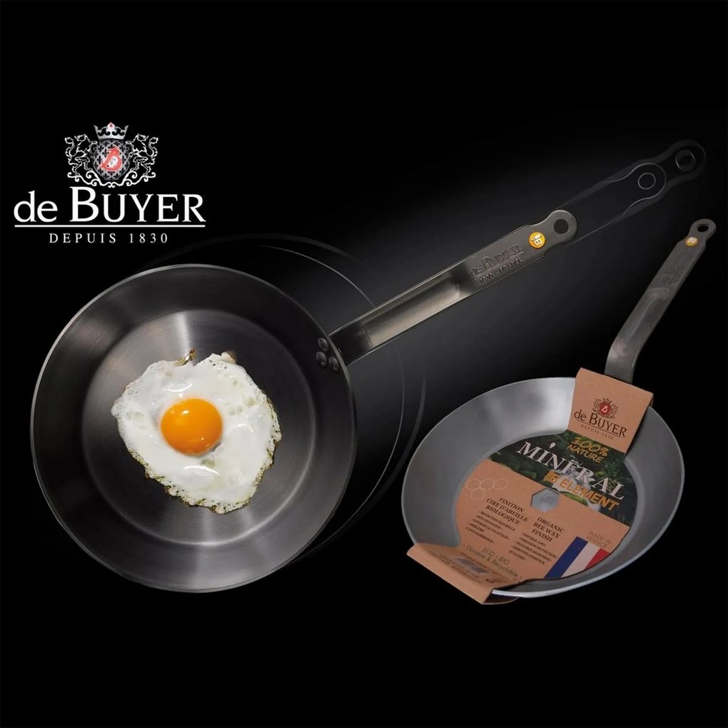 Ocelová pánev de Buyer MINERAL B P.36cm 2,8l