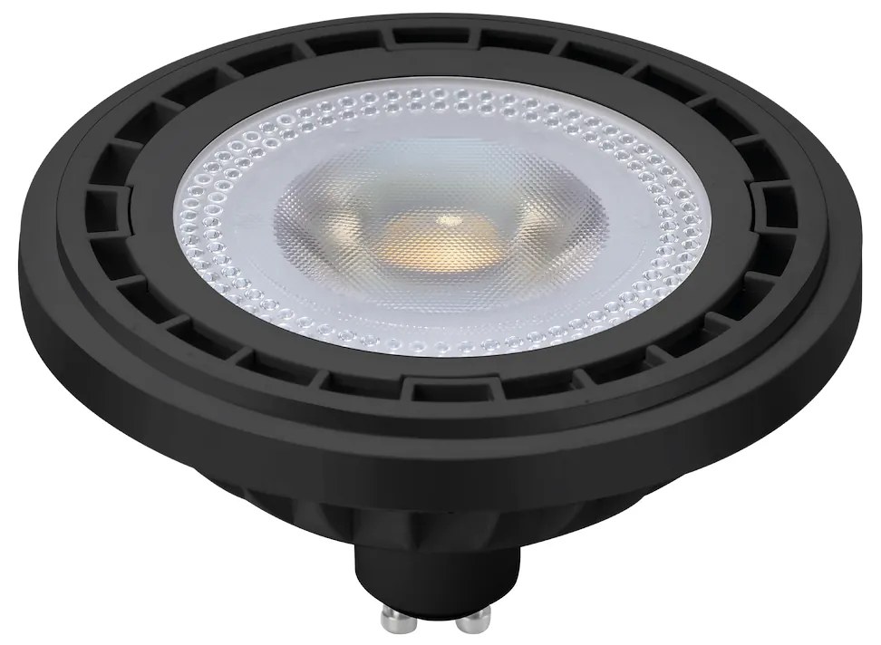 Halogenová LED žárovka GU10 neutrální 4000k 12w 1000 lm černá