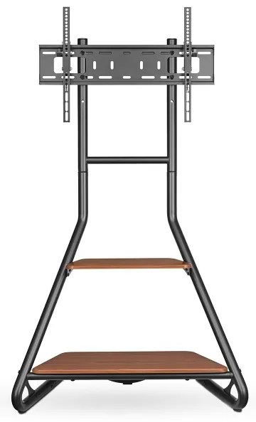 Nedis TVSM6200BK - Podlahový stojan pro TV 37-75" černá/hnědá